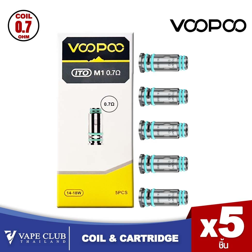 Voopoo Coil ITO (Drag Q ,Doric20) คอยล์บุหรี่ไฟฟ้า ใช้งานกับคอยล์ ITO ...