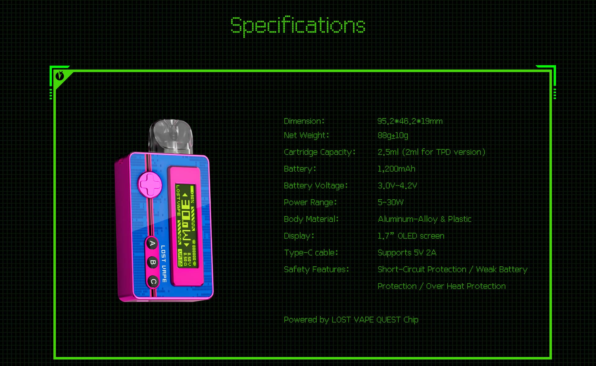 Lost vape Ursa Pocket Kit | Vapeclubthailand