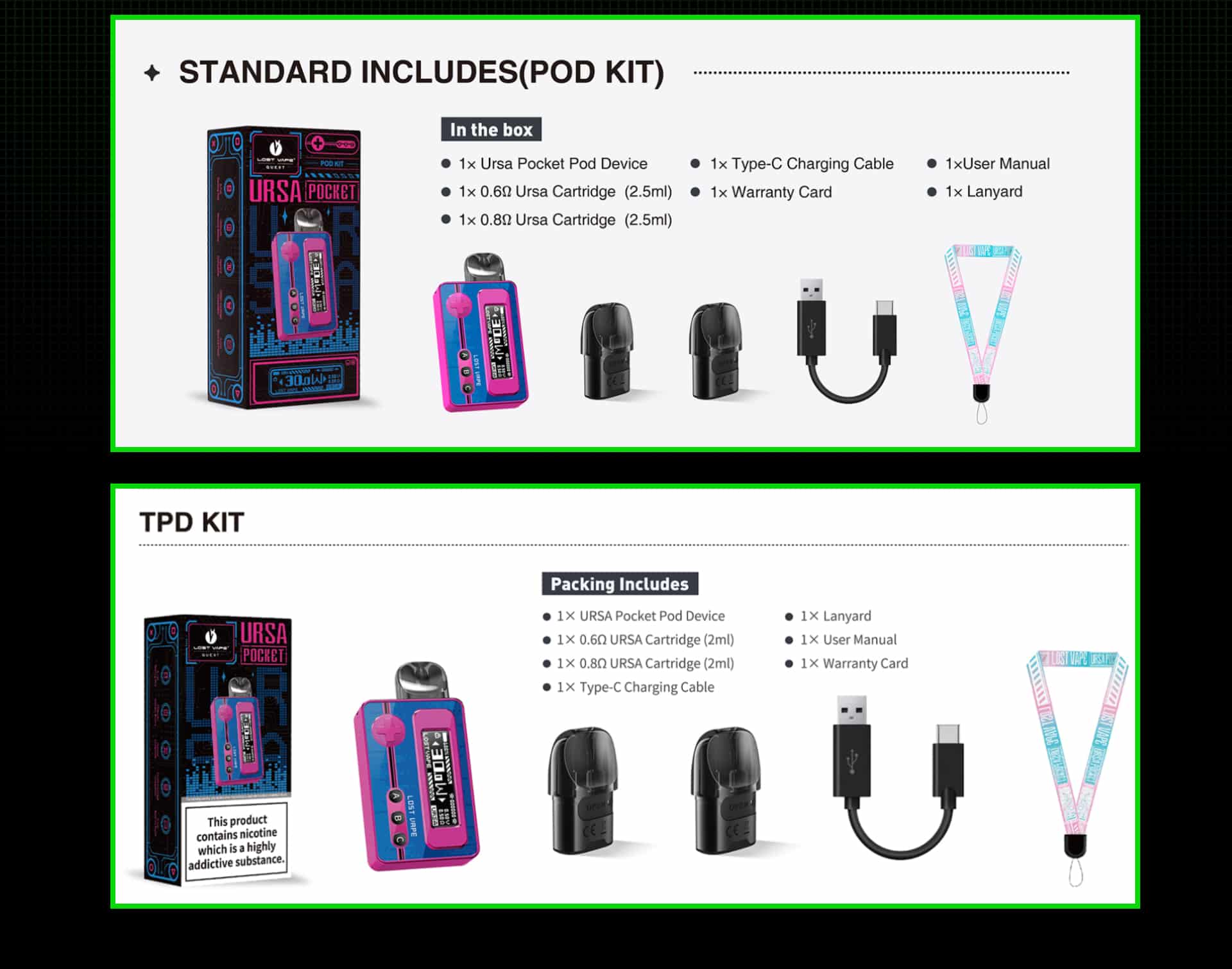 Lost vape Ursa Pocket Kit | Vapeclubthailand