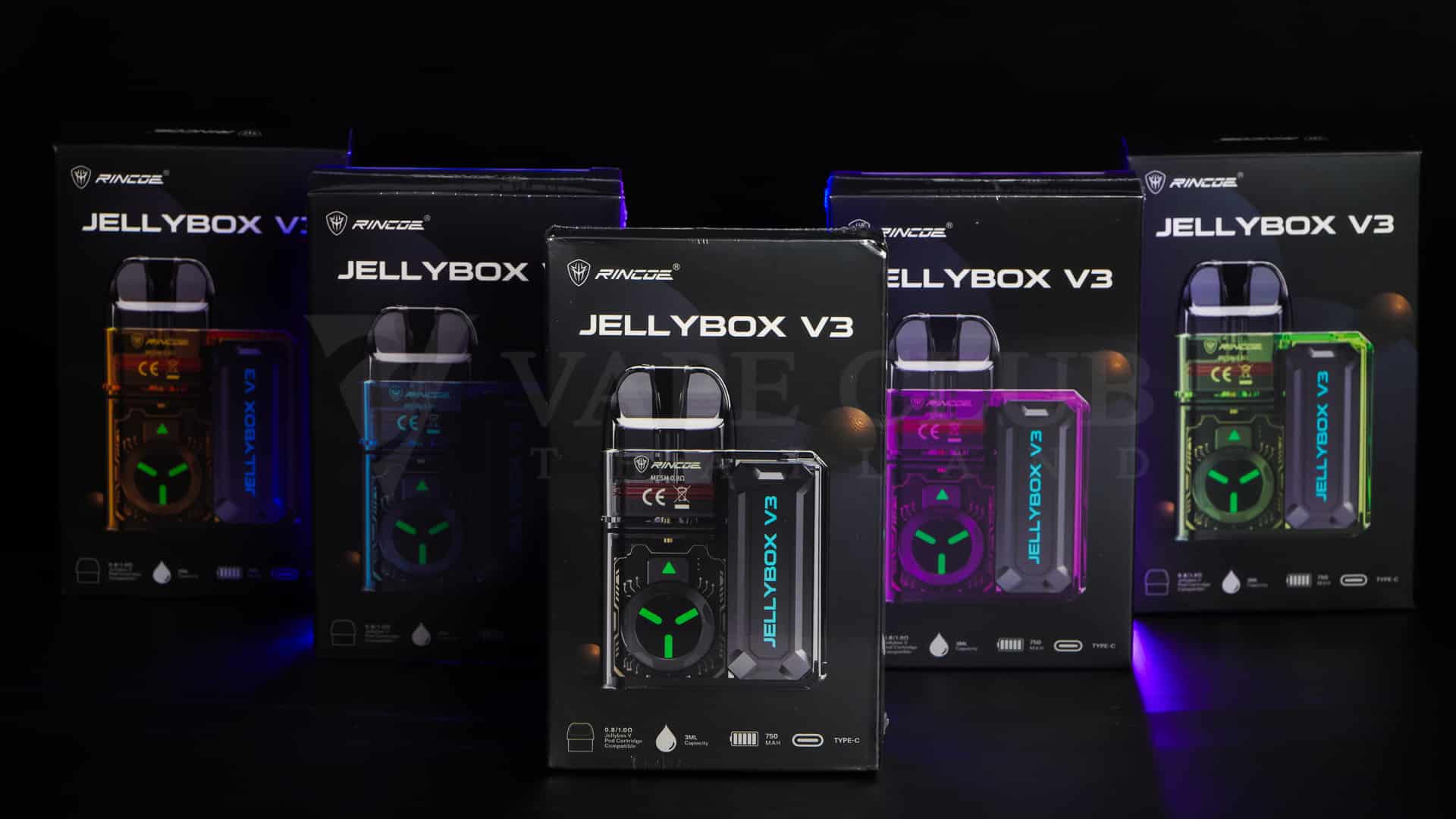 Rincoe Jellybox V3 พอตบุหรี่ไฟฟ้าตัวใหม่ล่าสุด ดีไซน์ล้ำ พลังล้น