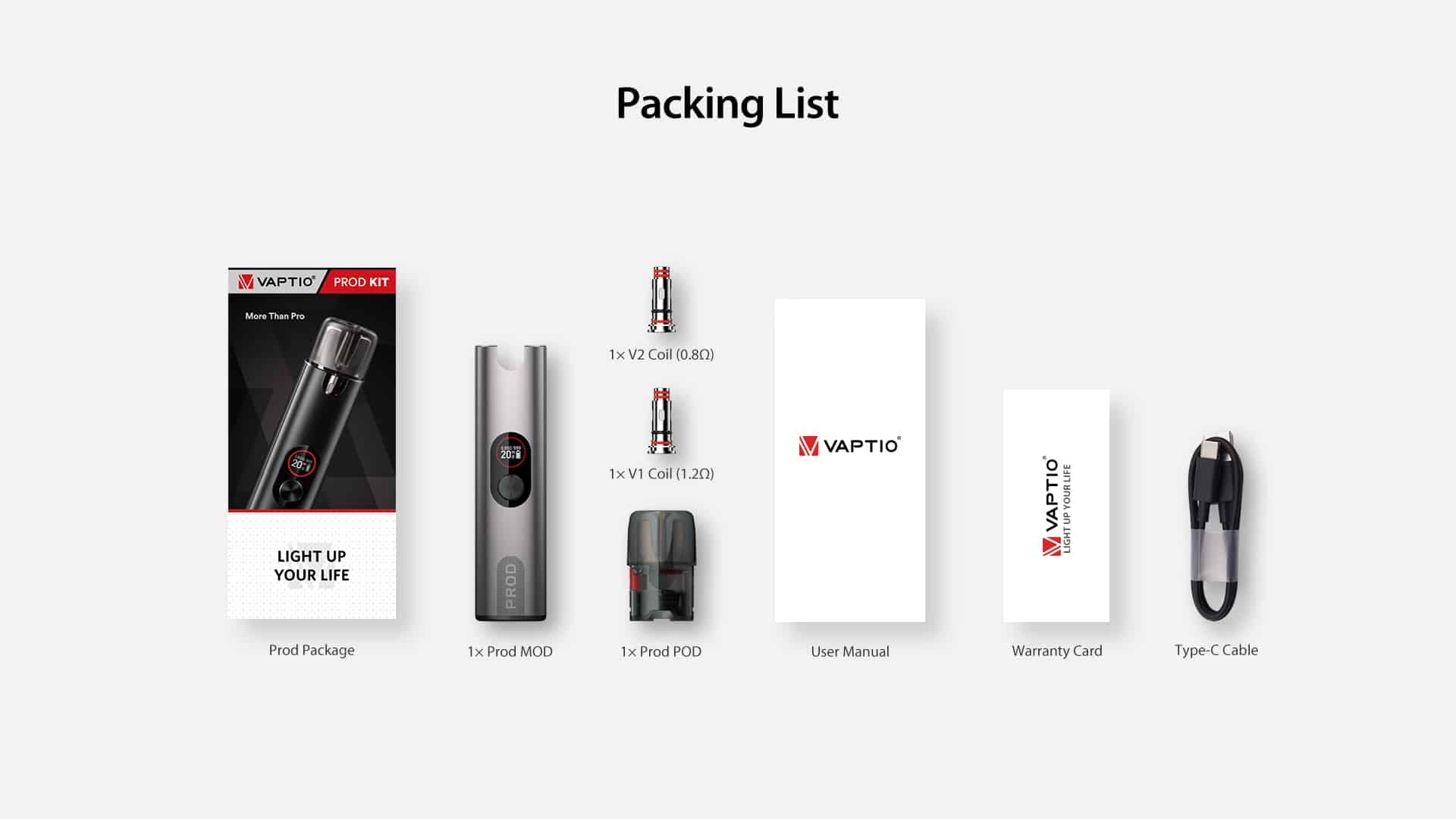 Vaptio PROD Pod Kit | Vapeclubthailand