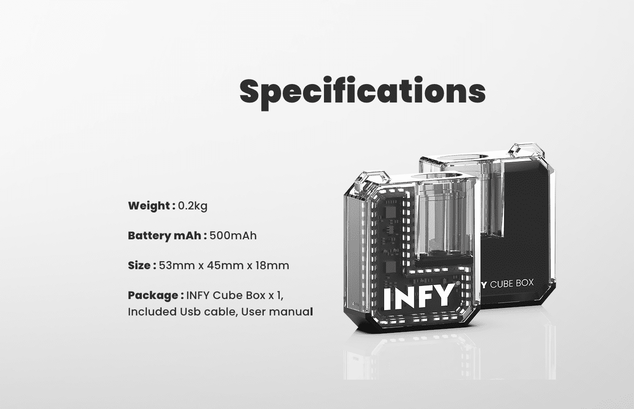 INFY CUBE BOX | Vapeclubthailand